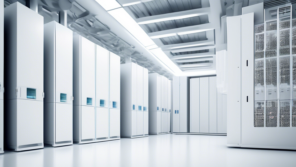 Towering Storage Solutions: White Vertical Units – Preneer