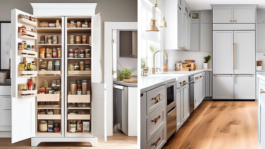 Narrow Pantry Kitchen Cabinet: Space-Saving Solutions – Preneer